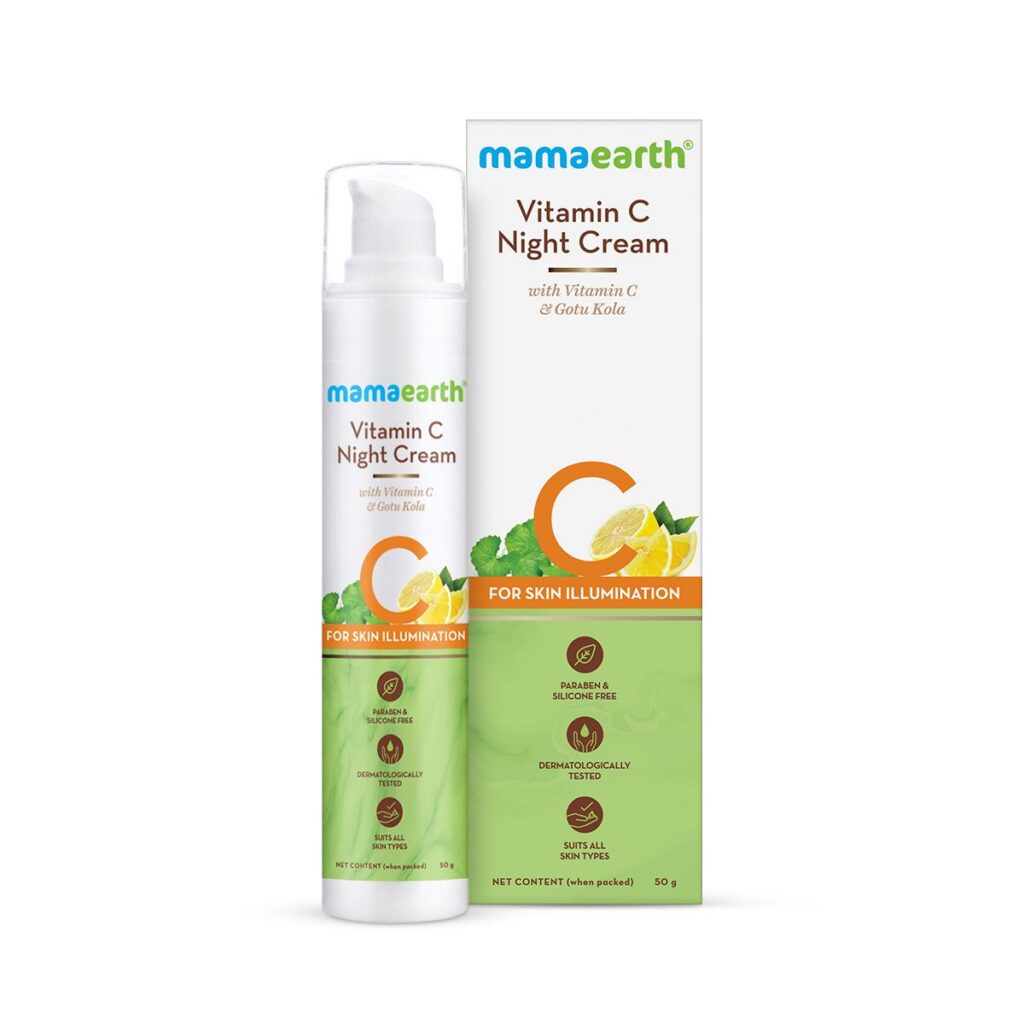 Vitamin C Night Cream with Vitamin C and Gotu Kola for Skin ...