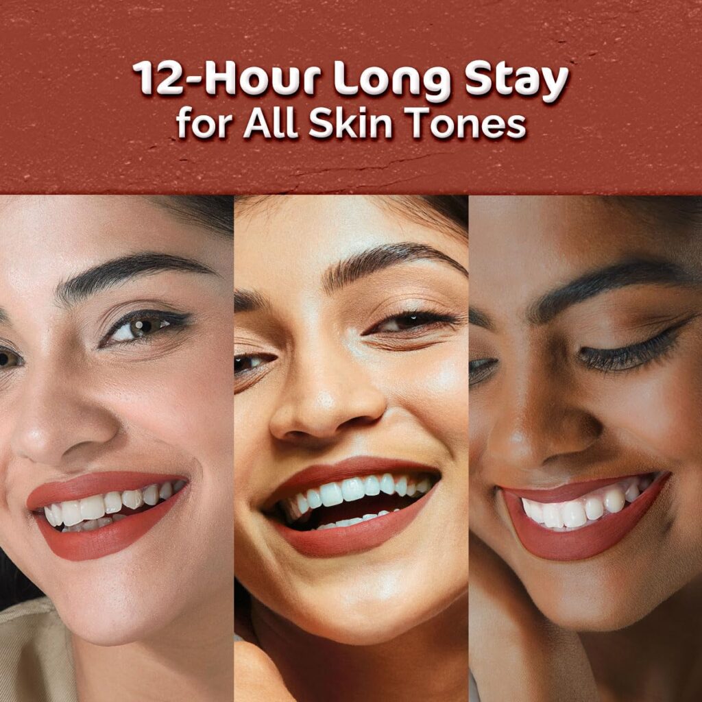 Moisture Matte Longstay Lipstick – 2g | raisin punch – Mamaearth ...